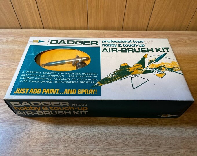 Vintage NOS Badger Airbrush Kit No. 200 W Box & Original Propel Can - Etsy