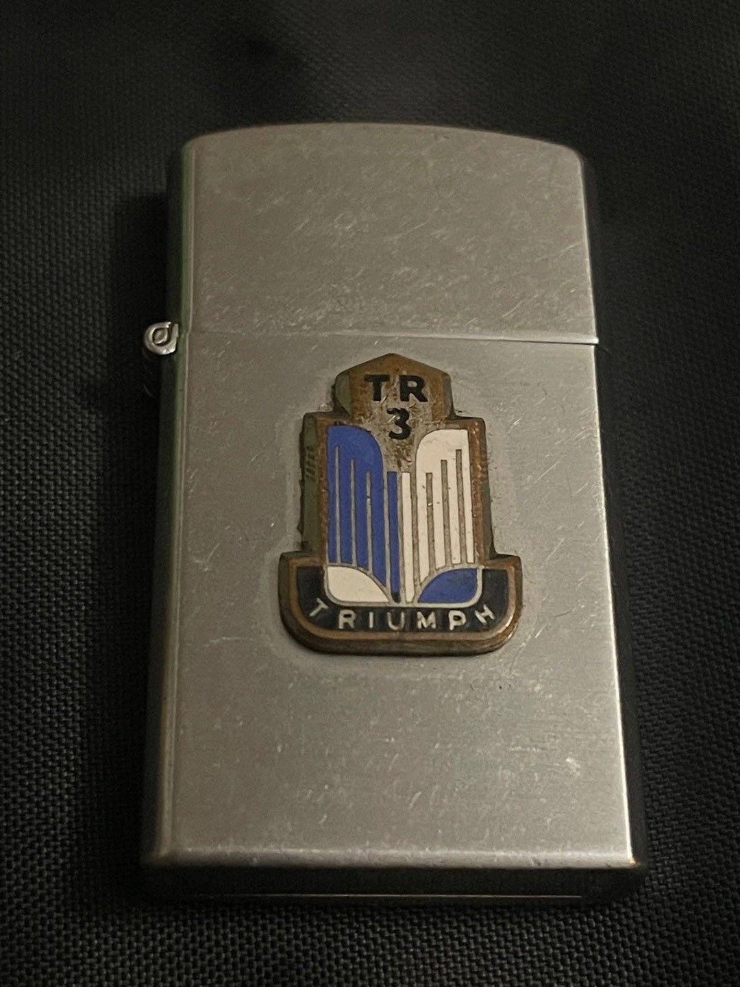 Vintage Triumph TR3 Product Delegance Japan Chrome Lighter Neat Retro ...