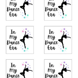 Dance Season, Gift Tags, Printable, Instant Download, Dancer, Dance ...