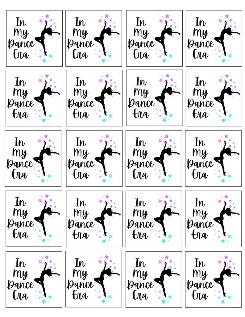 Dance Season, Gift Tags, Printable, Instant Download, Dancer, Dance ...