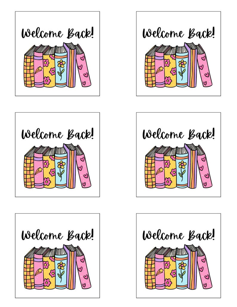 Back to School, Gift Tags, Printable, Instant Download, First Day of ...