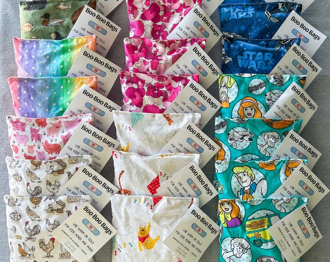Boo-boo Bags | Handmade Boo-boo Bags | Rice Packs | Heat Packs | Cold ...
