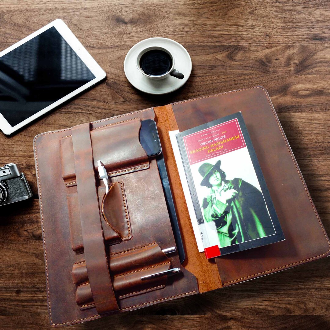 Leather MacBook Pro Case, Leather Laptop Sleeve, MacBook Air 13'', 14 ...