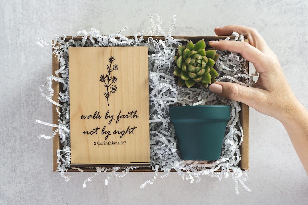 Faith Box Prayer Plant, Christian Family Care Package, Get Well Soon ...