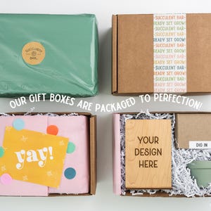 Realtor Housewarming Gift for Client, Happy New Home Succulent Gift Box ...