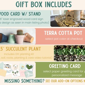 Realtor Housewarming Gift for Client, Happy New Home Succulent Gift Box ...