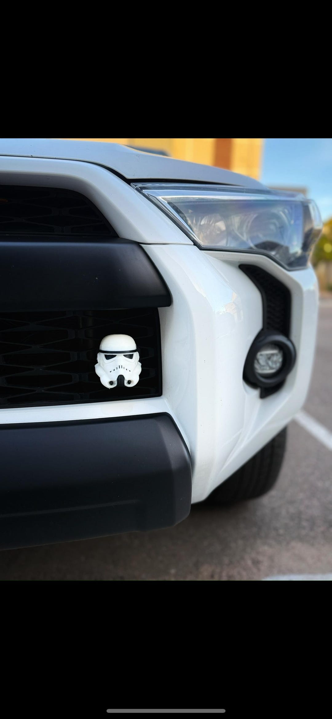 Star Wars Stormtrooper Helmet Grille Badge: 4runner Car Accessory - Etsy