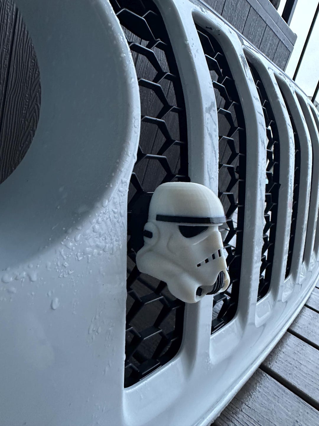 Star Wars Jeep Grille Badge Mini Storm Trooper Helmet Emblem Decoration ...