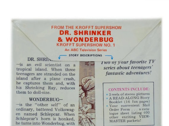 Stereoscopes & Viewfinders Toys & Games 1977 Dr Shrinker and Wonderbug ...