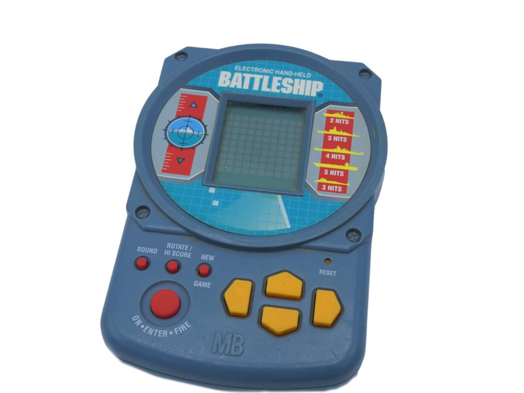 Vintage Battleship Handheld Game LCD Vintage Video Games - Tiger - Etsy