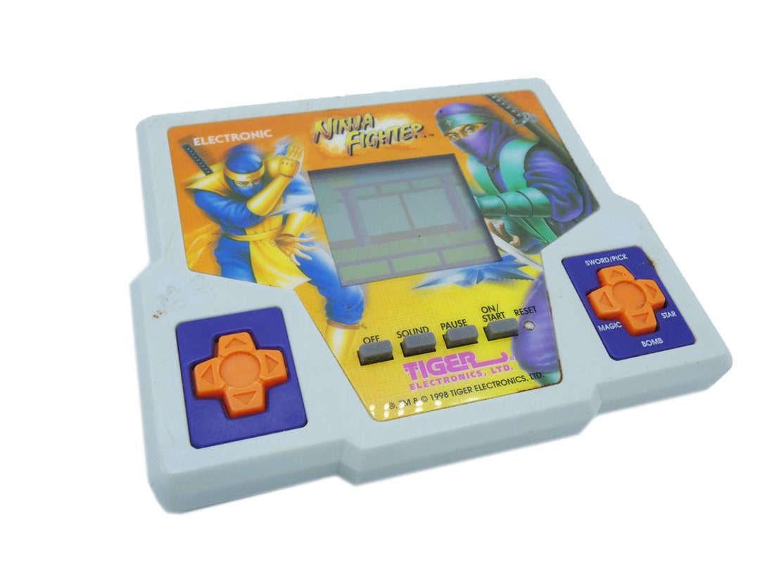 Ninja Fighter Handheld Game LCD Vintage Video Games - Tiger - Etsy