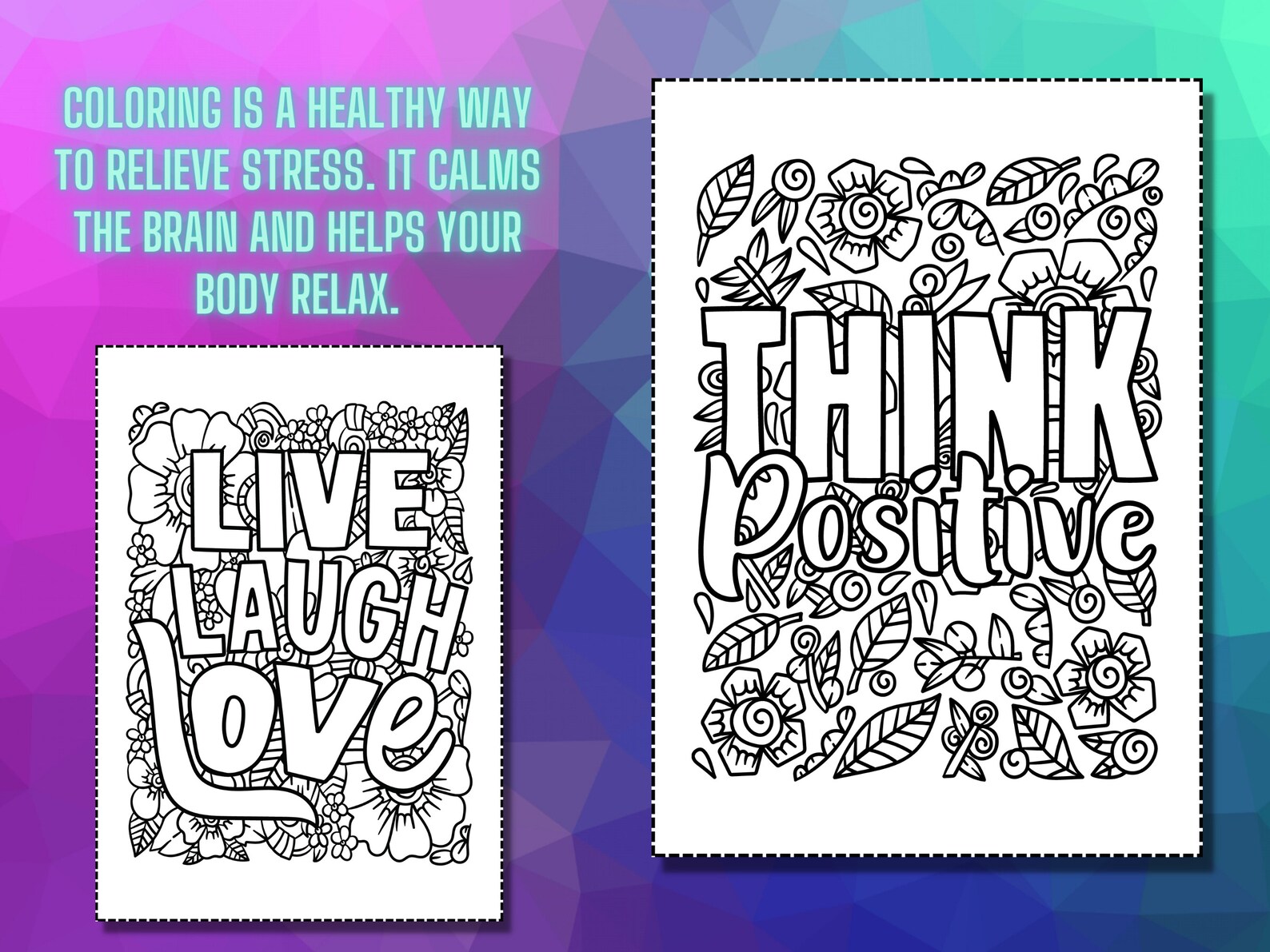 Adult Colouring Pages Printable - Anxiety Colouring Pages With ...