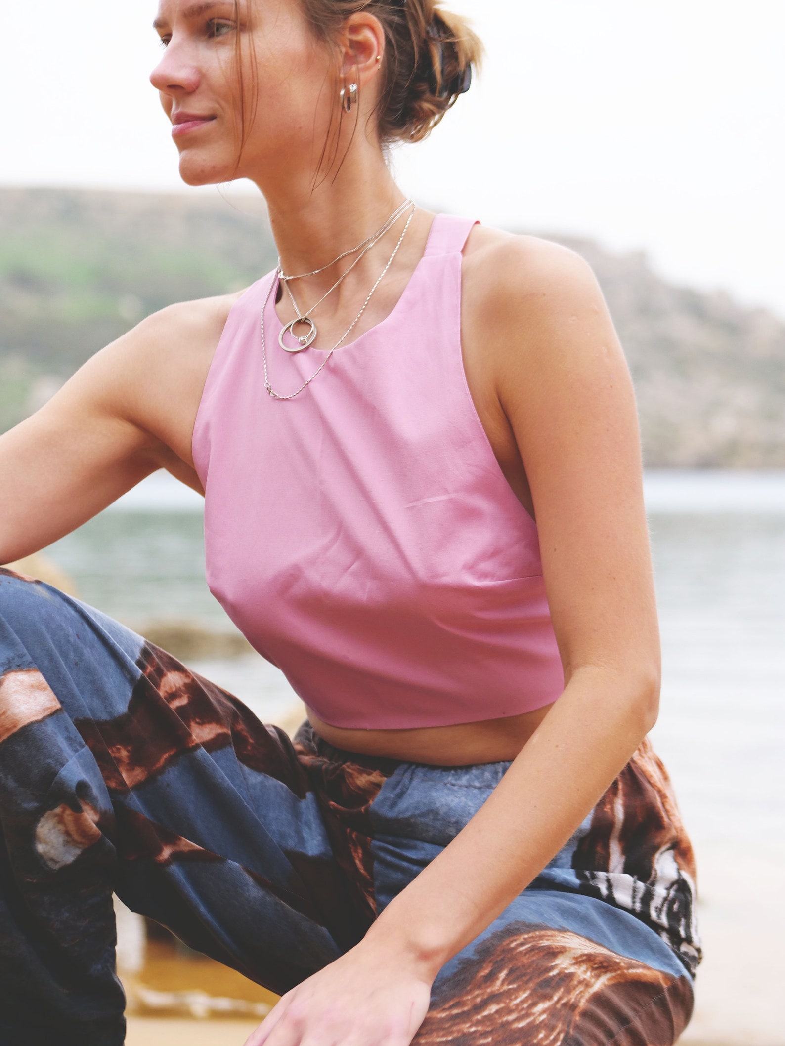 Backless Tied Top Summer Top Halter Top PDF Sewing - Etsy