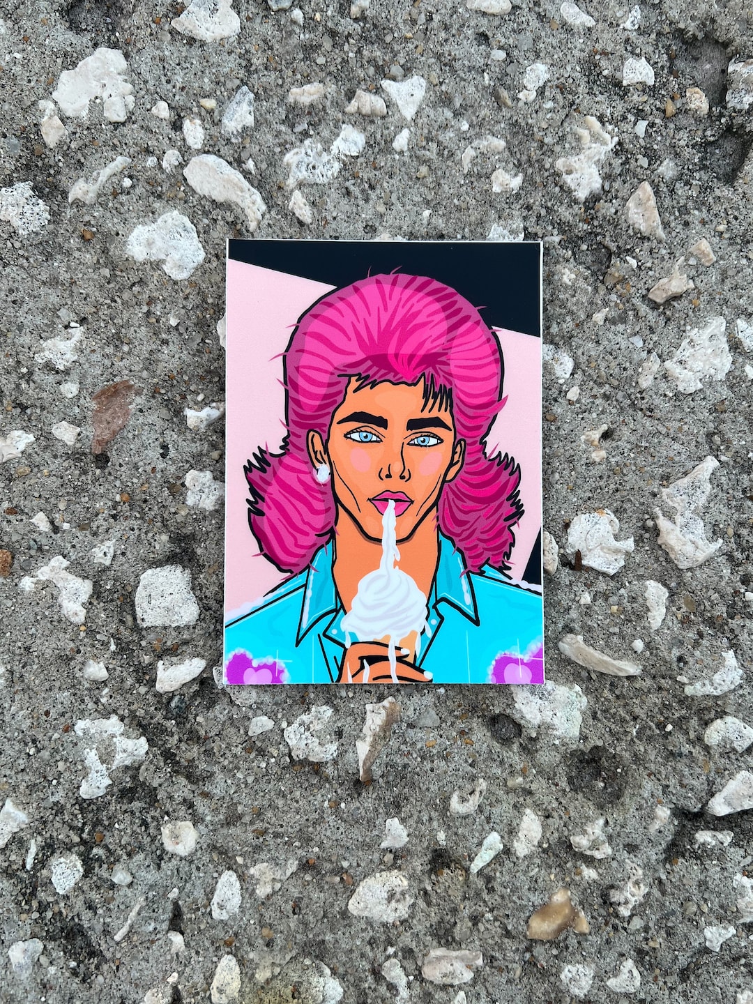 Ice Cream Dream Vanilla Sticker - Etsy