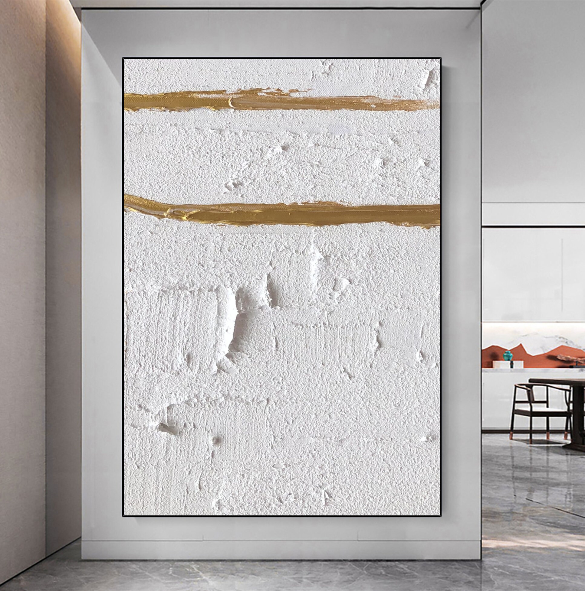Large Gold Painting on Canvas Gold Texture Painting Gold - Etsy