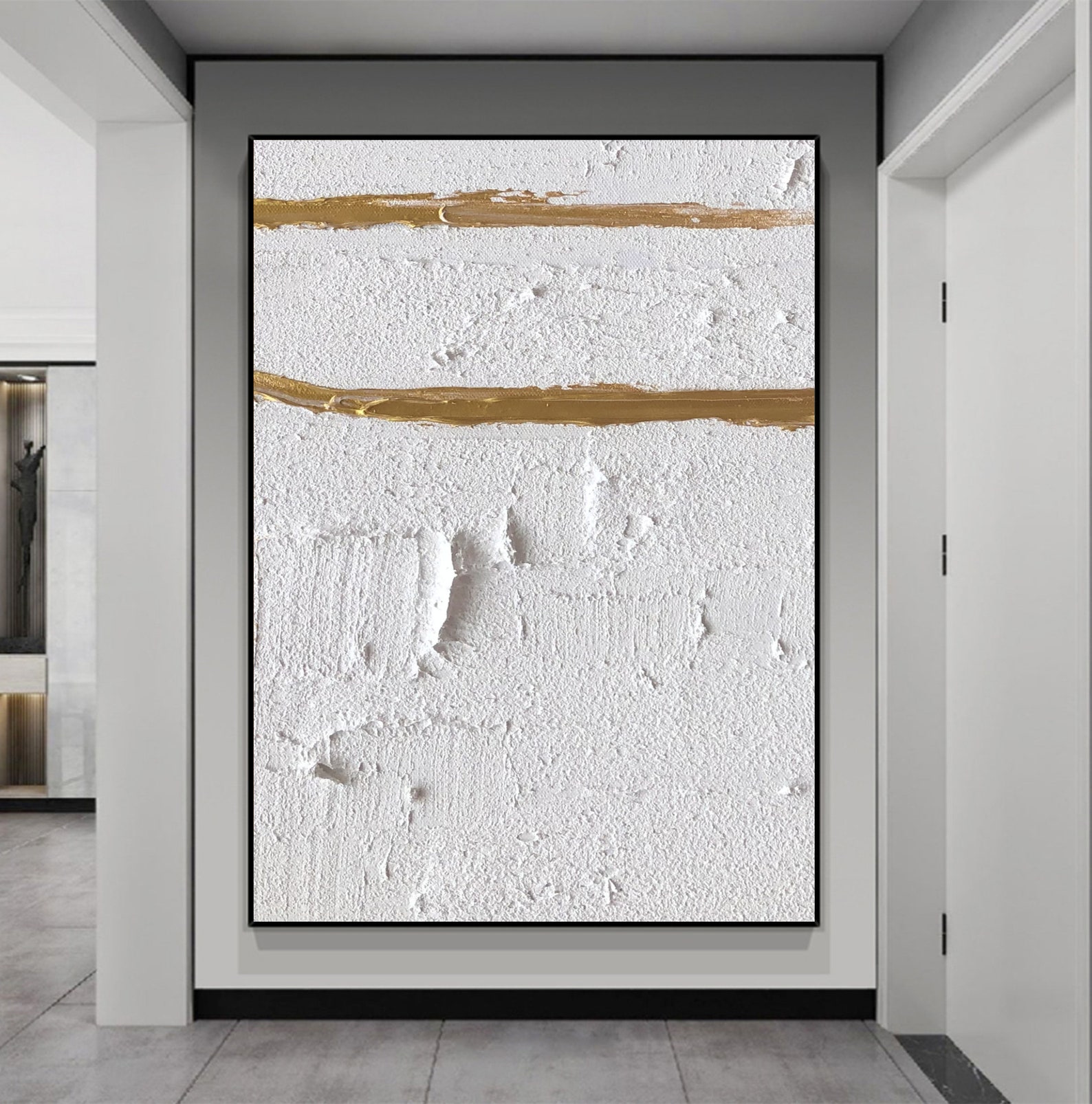 Large Gold Painting on Canvas Gold Texture Painting Gold - Etsy