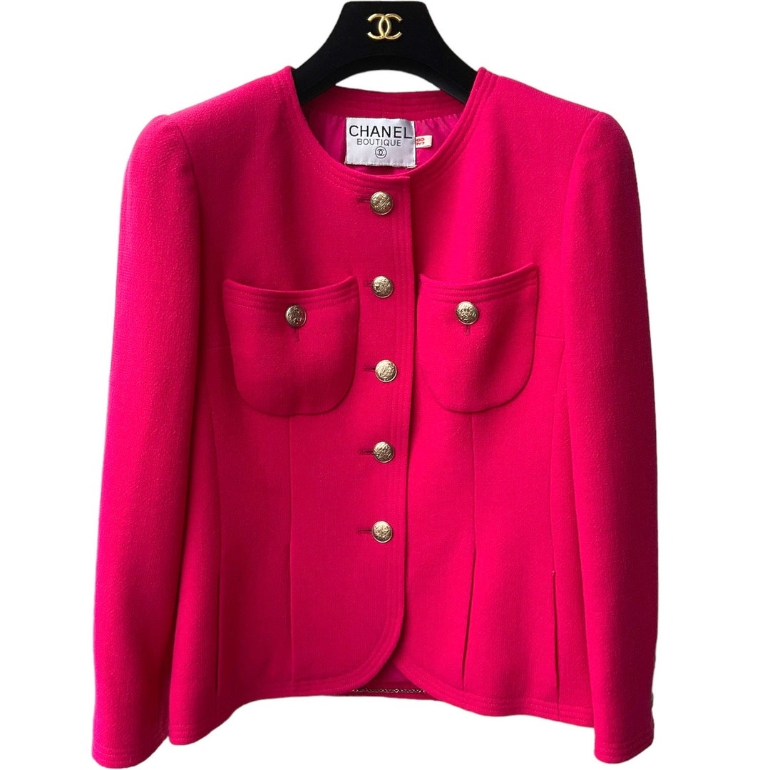 Fuschia Jacket Chanel Boutique Collection 22 - Etsy
