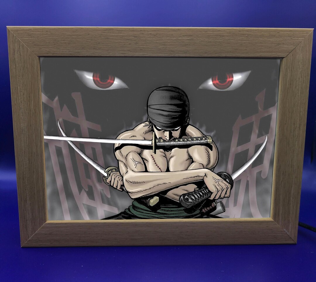 Roronoa Zoro Themed Light Painting - Etsy