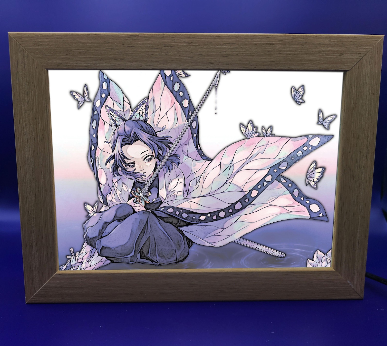 Shinobu Themed Light Painting - Etsy