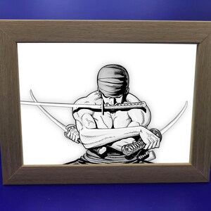 Roronoa Zoro Themed Light Painting - Etsy