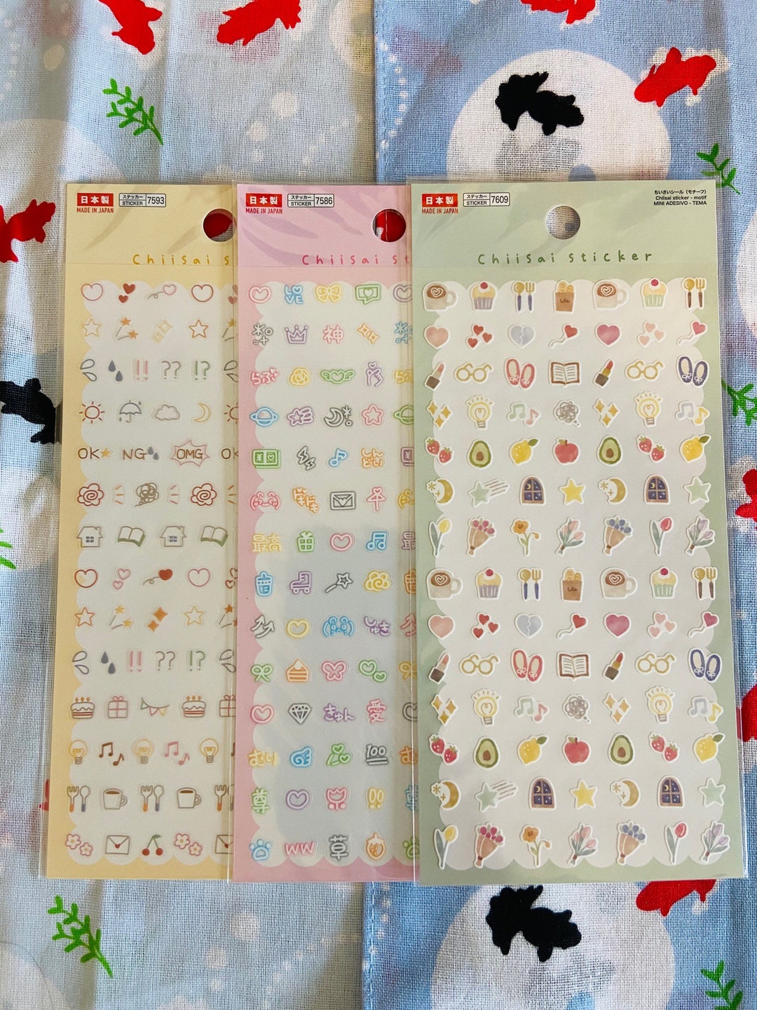 Chiisai Sticker, Assorted Sticker Sheet - Etsy