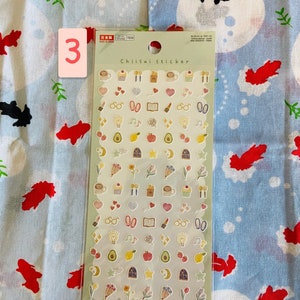 Chiisai Sticker, Assorted Sticker Sheet - Etsy
