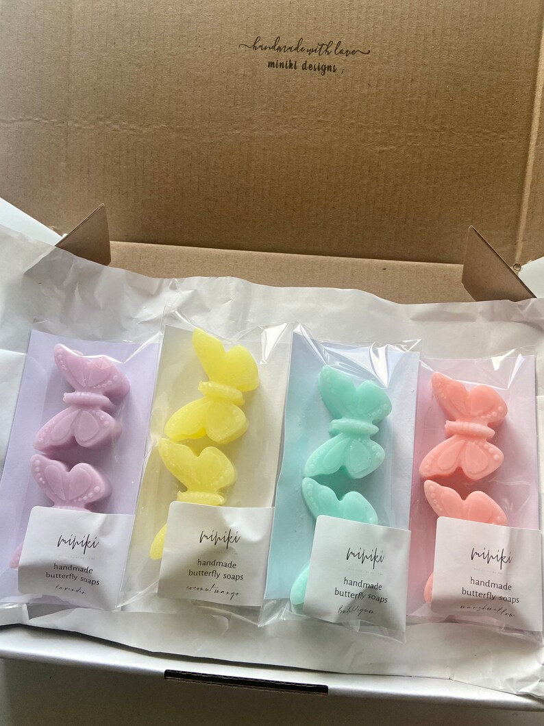 2x Butterfly Soap Bar | Australian Natural, Handmade & Handpoured Soap ...