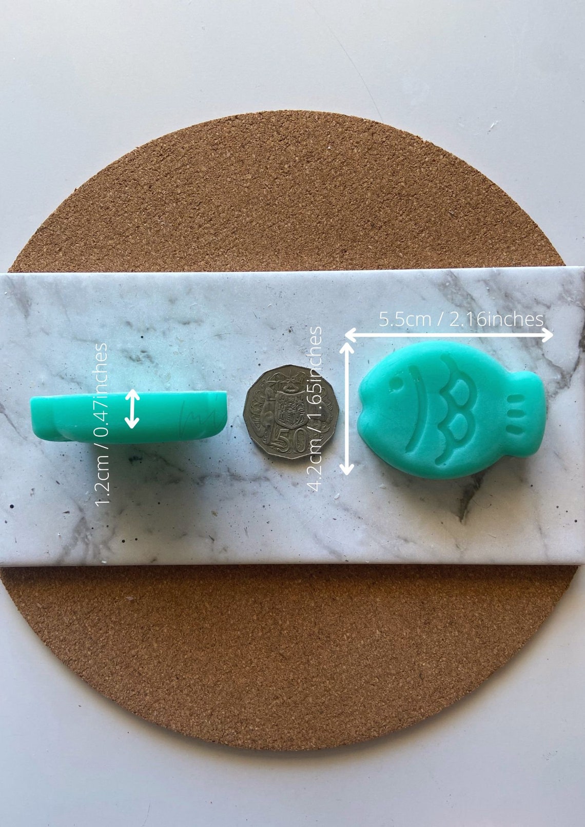 2x Samanco Fish Shape Soaps | Australian Natural, Handmade & Handpoured ...