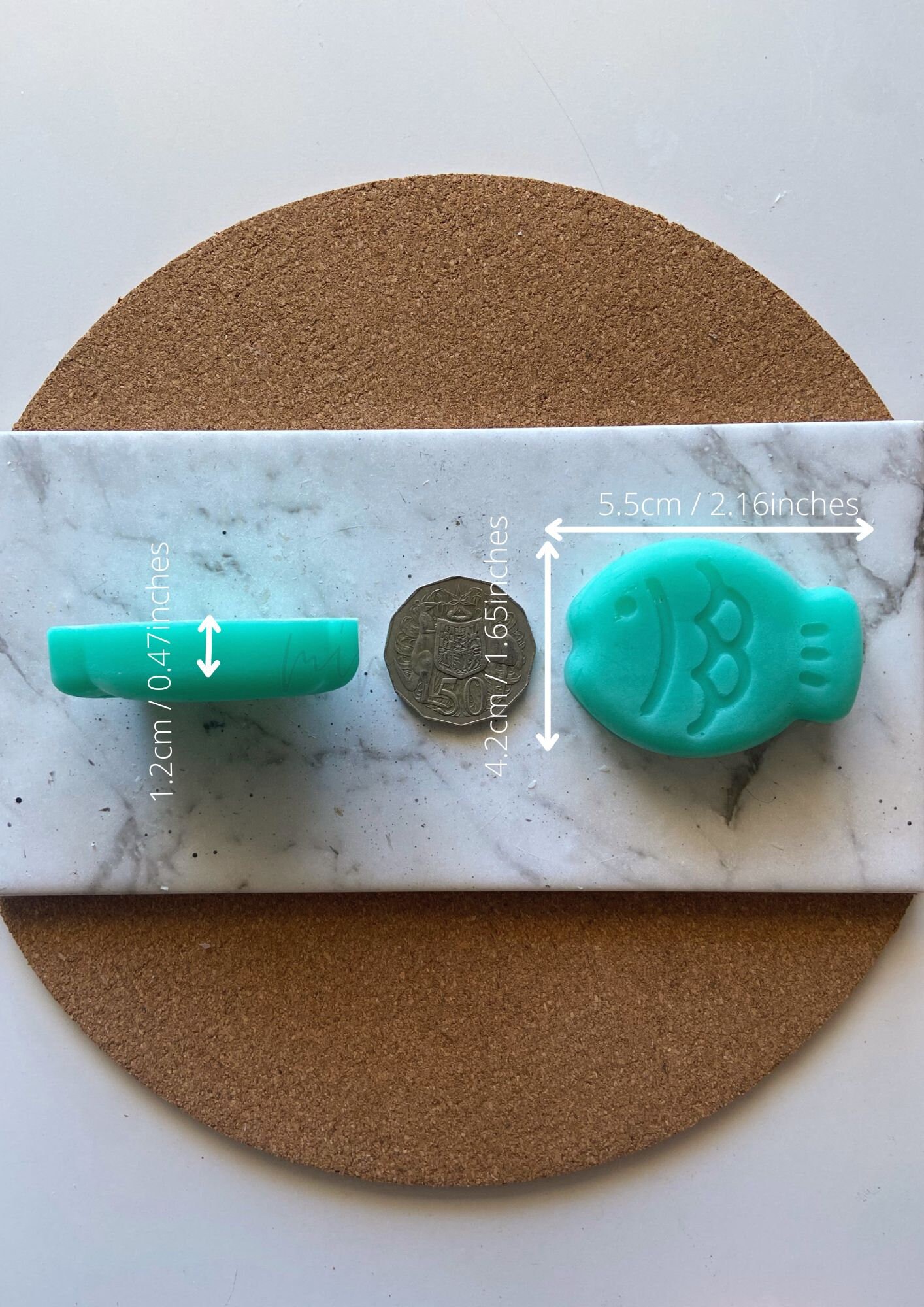2x Samanco Fish Shape Soaps | Australian Natural, Handmade & Handpoured ...