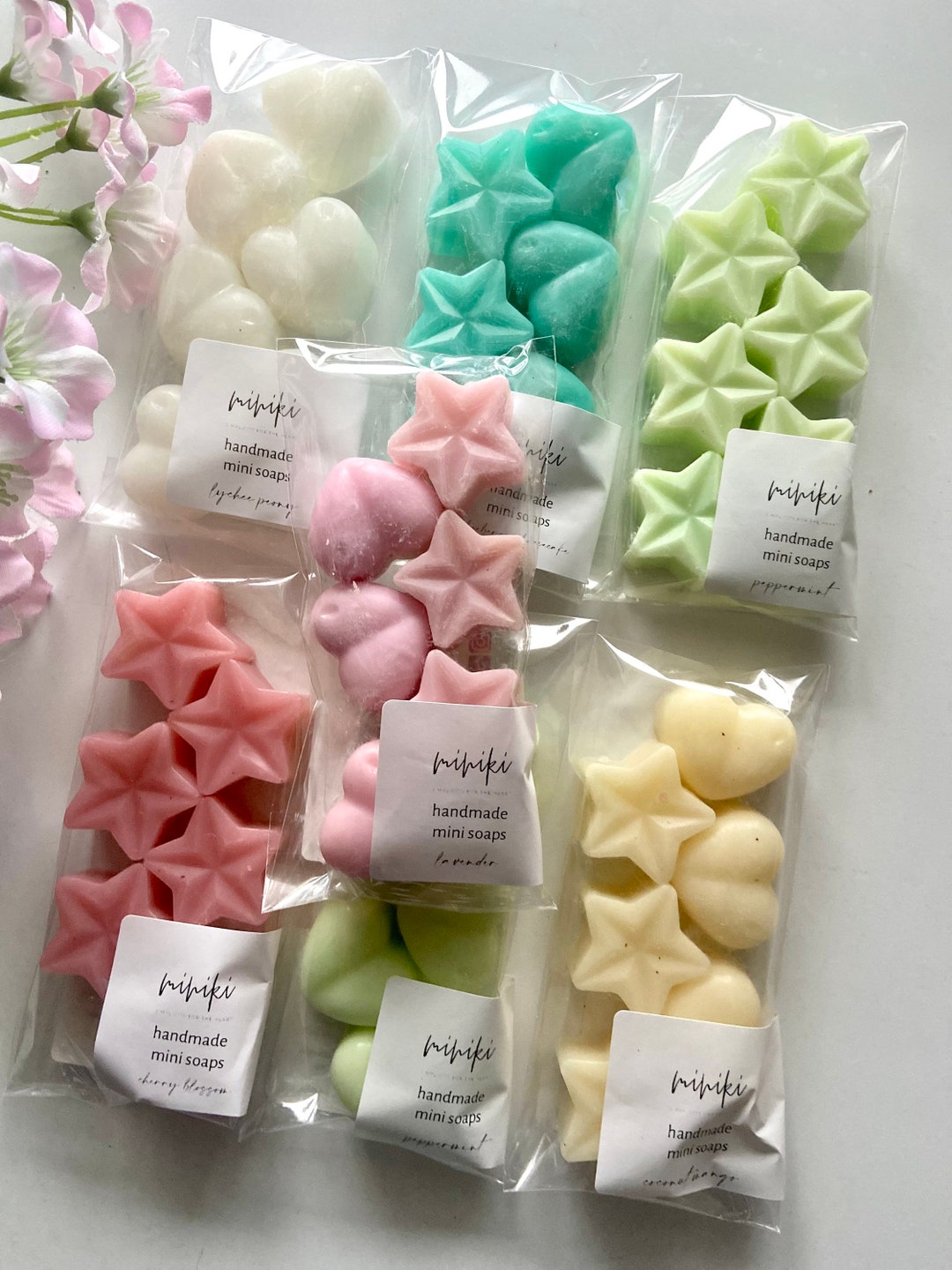 Mini Stars/heart Soaps | Australian Natural, Handmade & Handpoured Soap ...