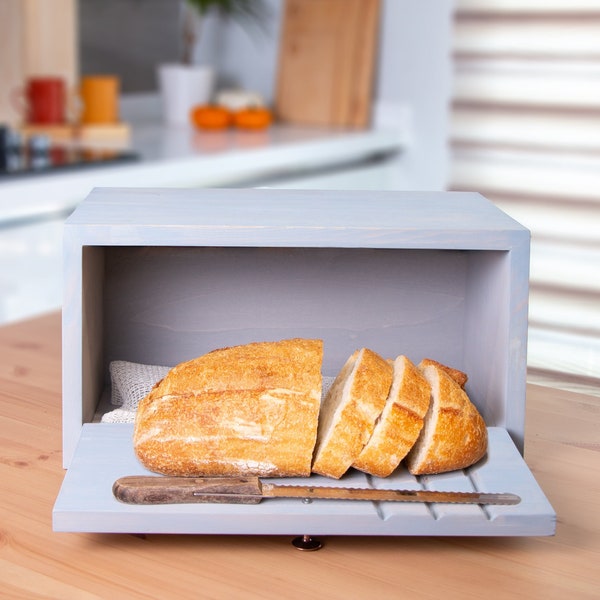 Wood Bread Box - Etsy