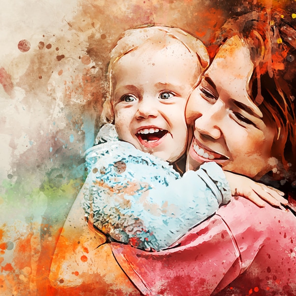 Watercolor Portrait - Etsy