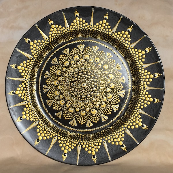 Mandala Plate - Etsy