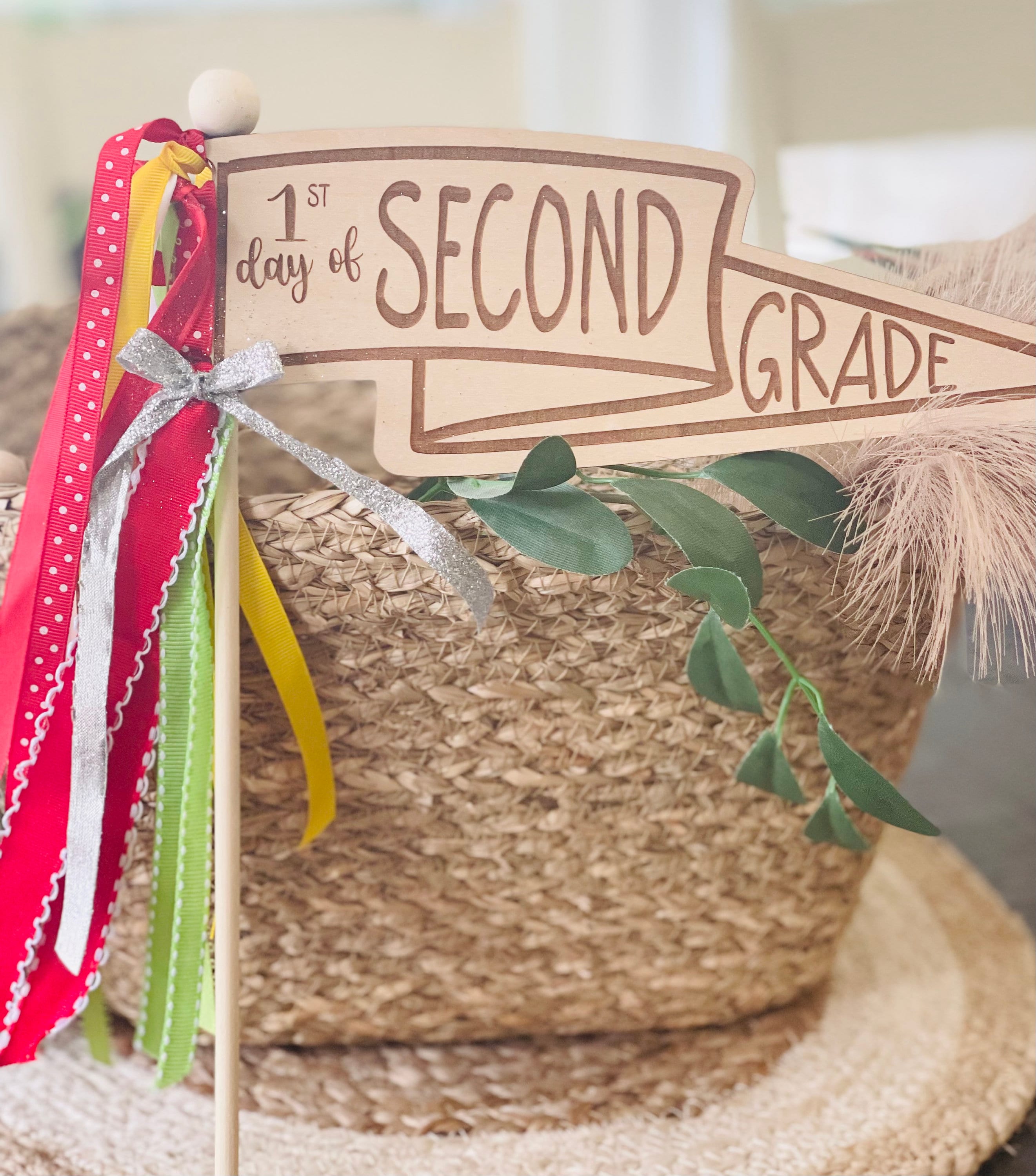 Back to School Pennant Flag First Day of School Pennant Flag - Etsy