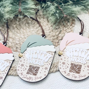 Personalized Santa Tracker Ornament | Santa Games | QR Code Santa ...