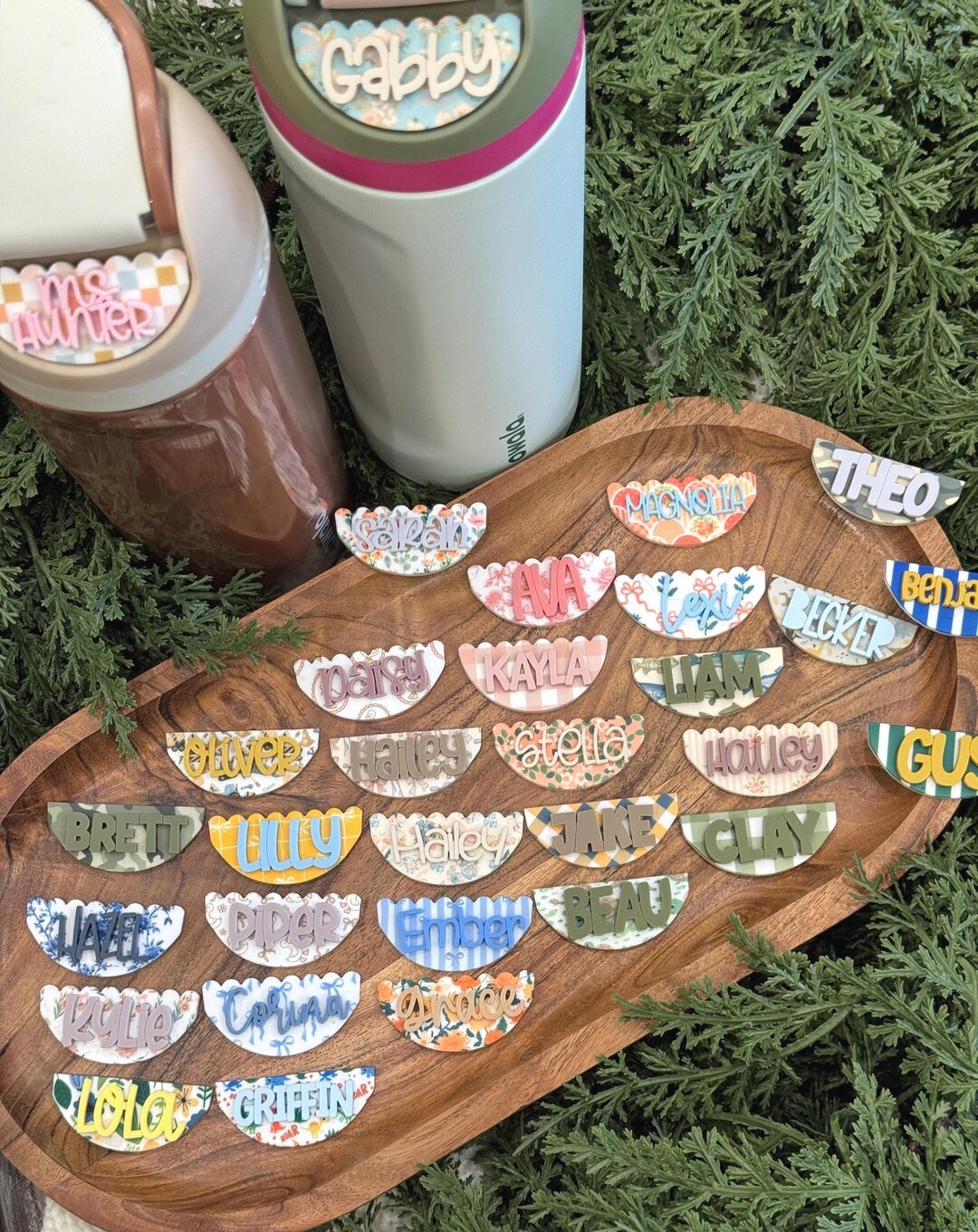 Personalized Owala Lid Topper: Custom Owala Name Plate, Owala Name ...