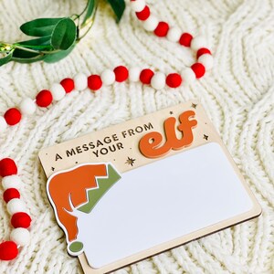 Elf Message Board Elf on Shelf Decor Elf Message Elf Activities Elf ...