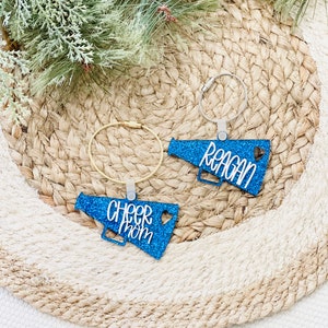 Cheer Bag Tag | Personalized Cheer Keychain | Cheer Mom | Cheer Gift ...