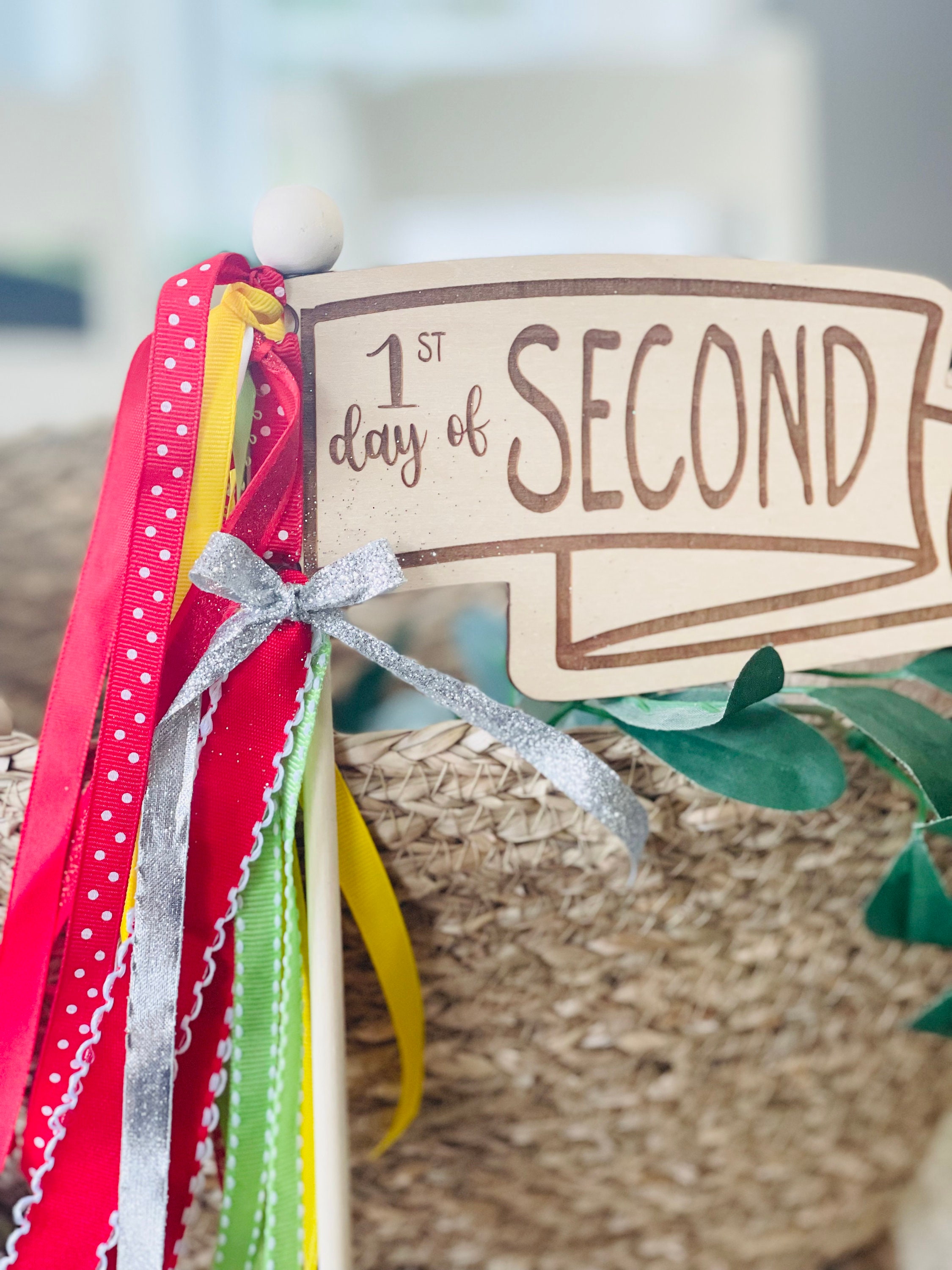 Back to School Pennant Flag First Day of School Pennant Flag - Etsy