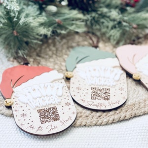 Personalized Santa Tracker Ornament | Santa Games | QR Code Santa ...