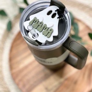 Stanley 40/30oz Cup Name Plate |ghost Stanley Topper | Personalized ...