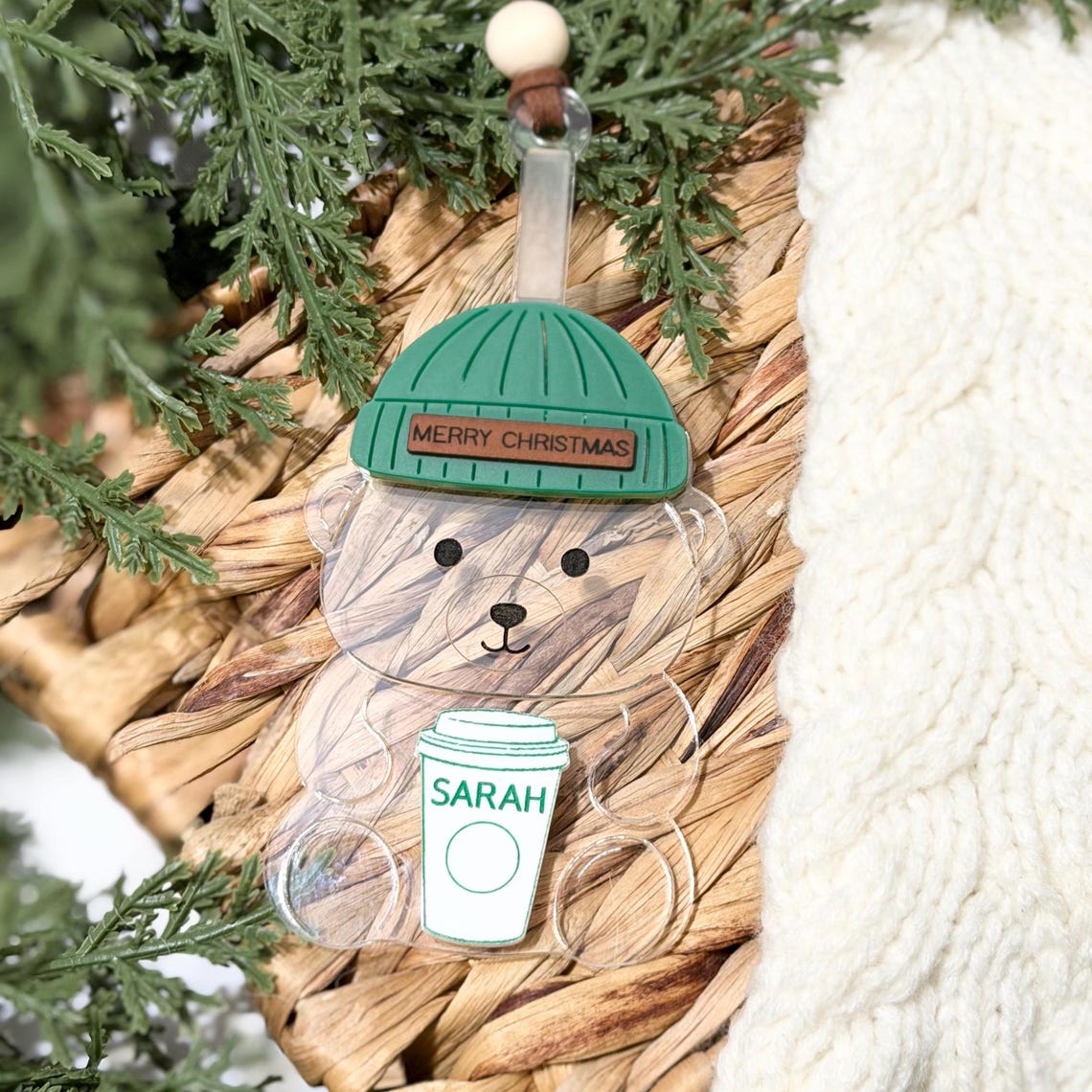 Starbuck Viral Bear Cup, Bearista Bear Cup Ornament 2025, Coffee Lover ...