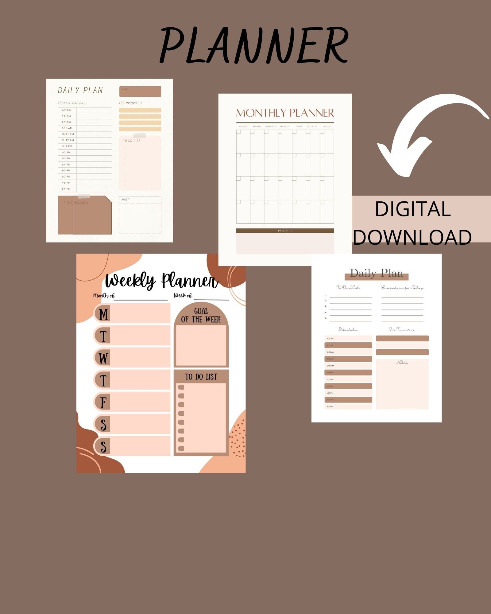PLANNER for Daily Life , Event Planning , Organization , Plan Out ...