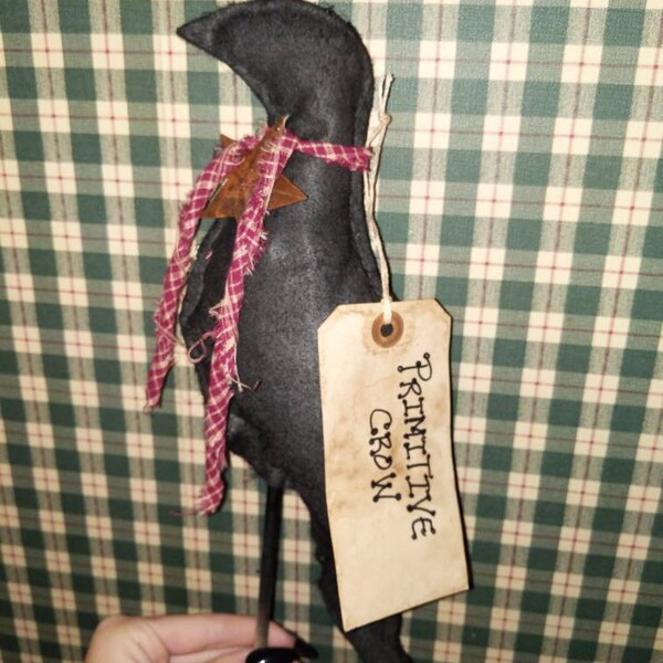 Primitive Crow - Etsy