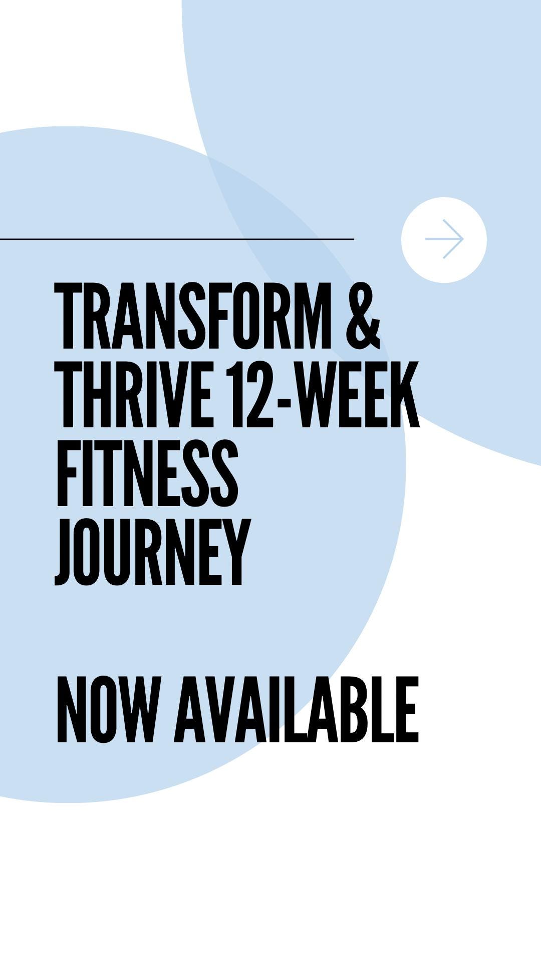 Transform & Thrive 12-week Fitness Journey - Etsy