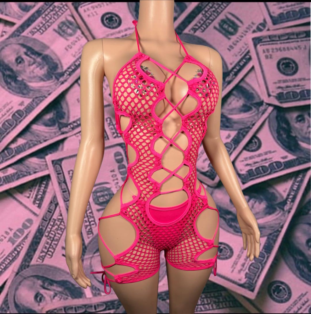 Exotic Dancewear One Piece Fishnet - Etsy