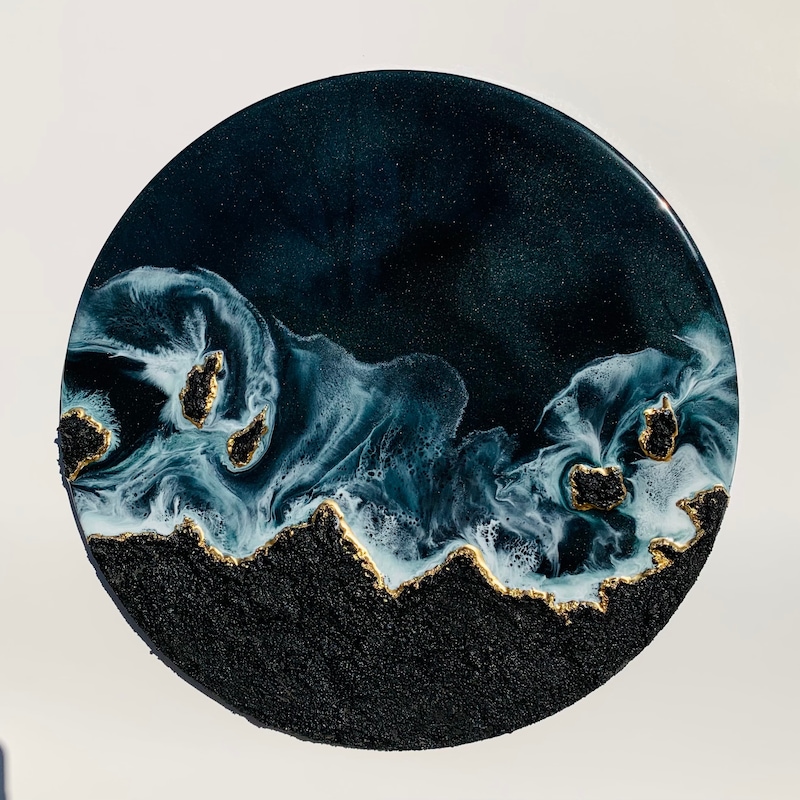 Resin Abstract Art - Etsy