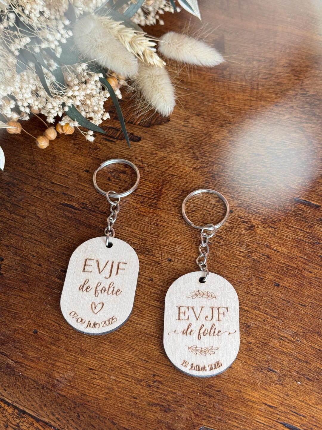 Bachelorette Party Souvenir Keychain - Engraved Wooden Keychain ...