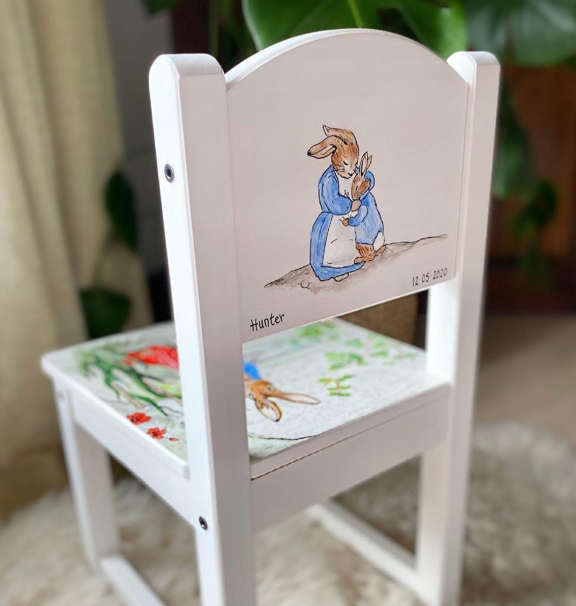 Personalised Boys Chair Hand-painted Childrens Furniture - Etsy UK