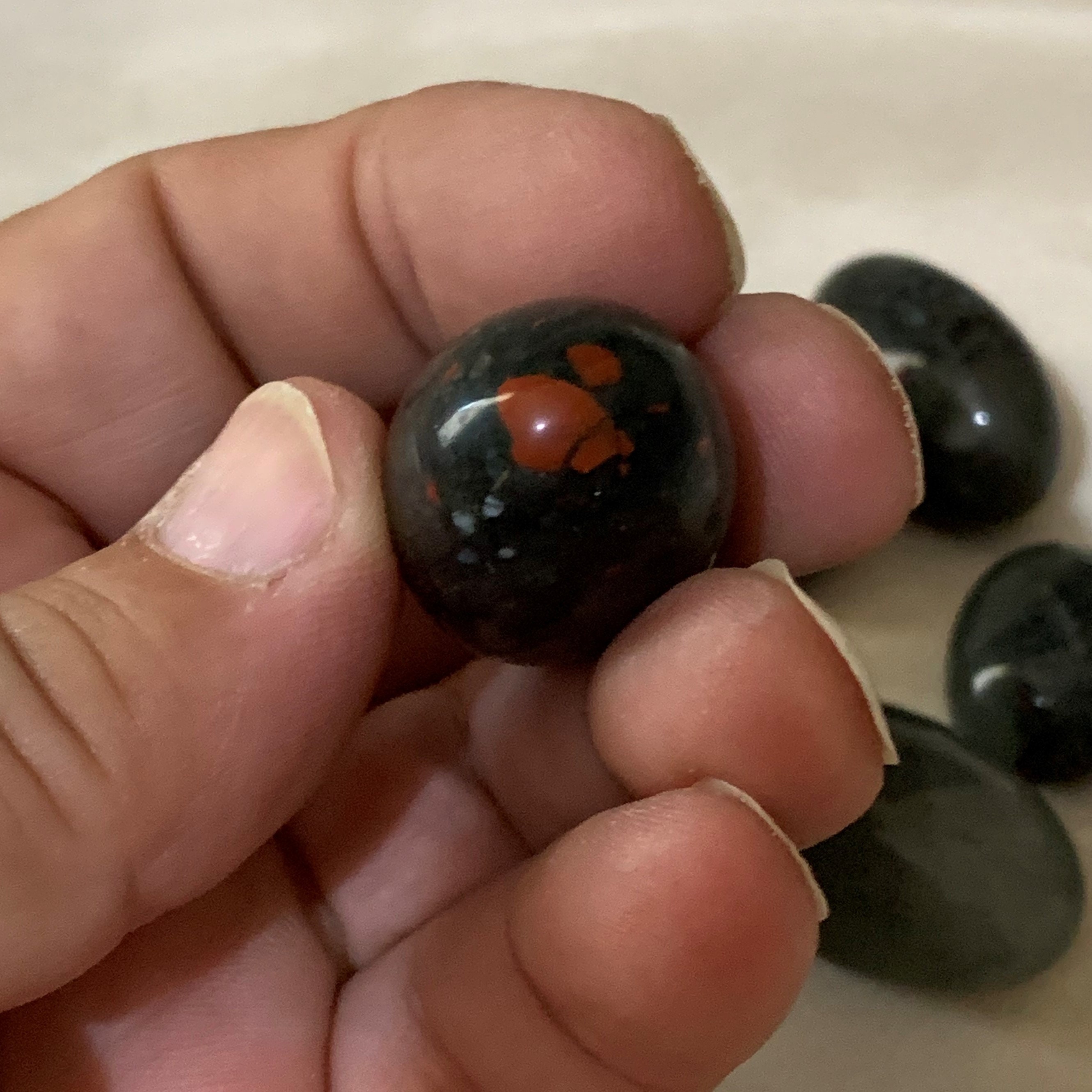 African Bloodstone Tumble African Bloodstone Tumble Stone - Etsy Australia